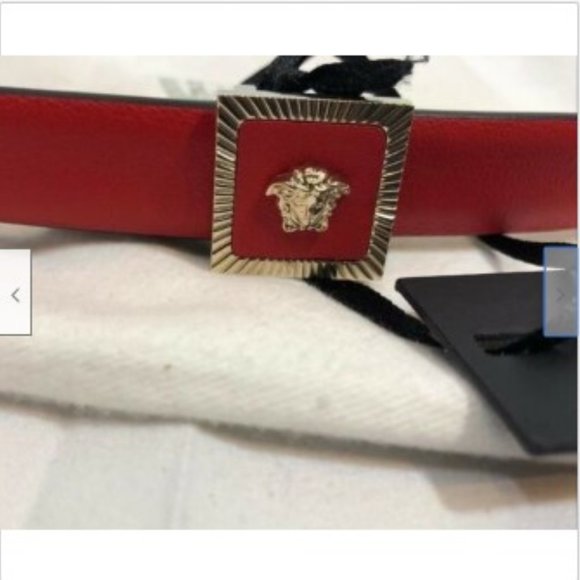 Versace | Accessories | Authentic Nwt Versace Womens Belt Red 9 36 ...